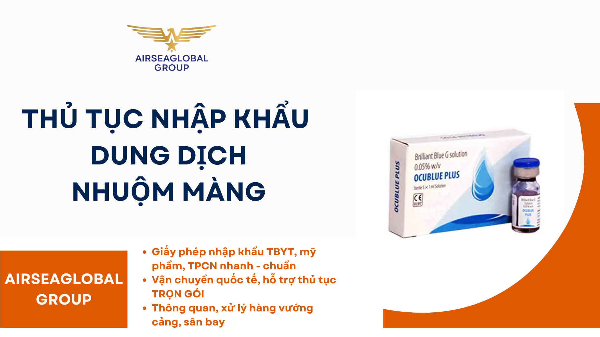 THỦ TỤC NHẬP KHẨU DUNG DỊCH NHUỘM MÀNG