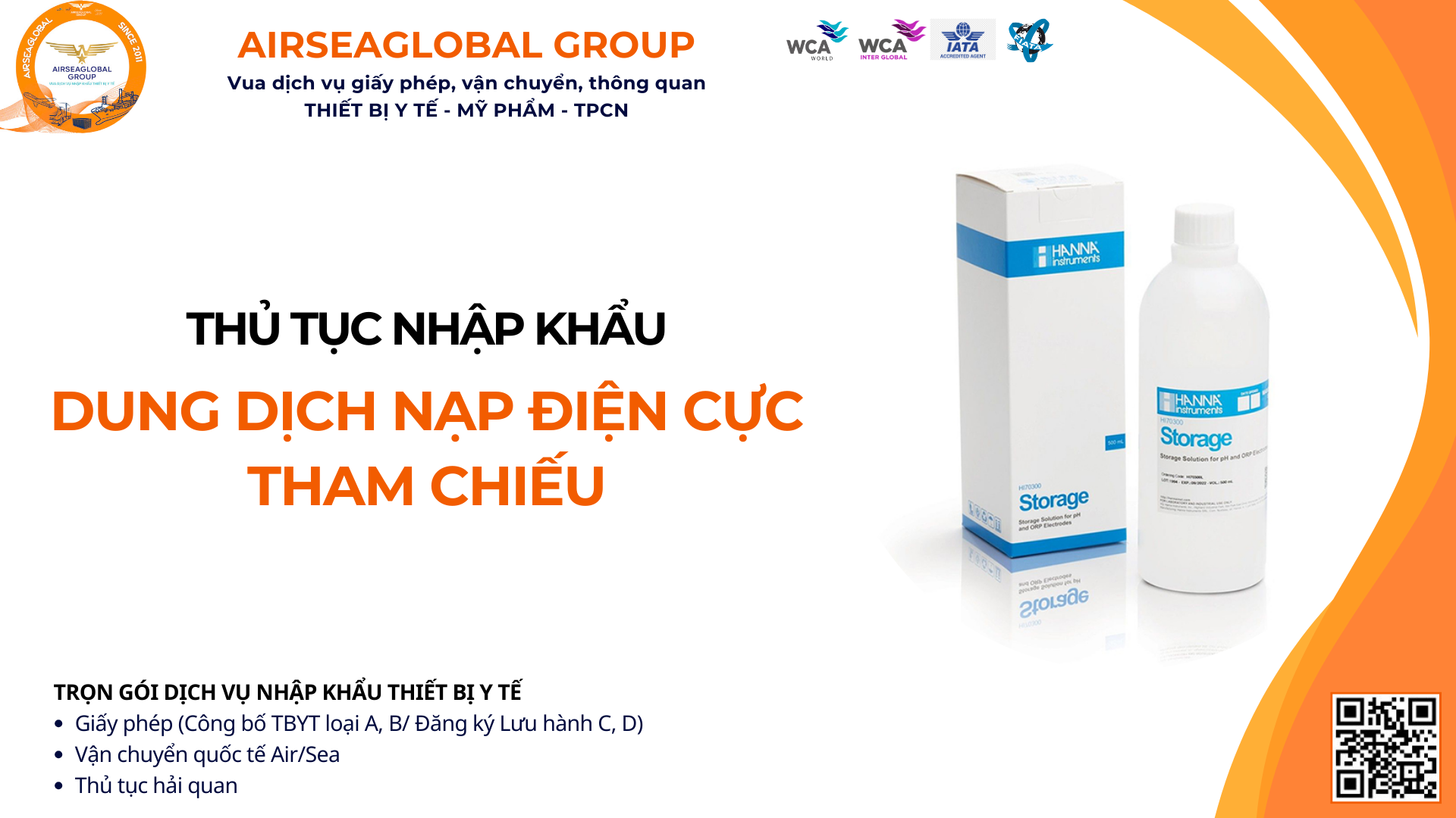 THỦ TỤC NHẬP KHẨU DUNG DỊCH NẠP ĐIỆN CỰC THAM CHIẾU MỚI NHẤT ...