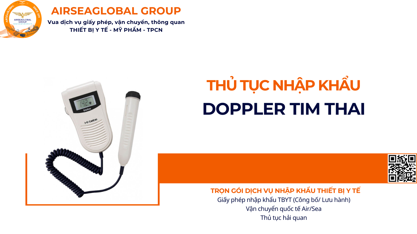 THỦ TỤC NHẬP KHẨU DOPPLER TIM THAI NĂM NAY